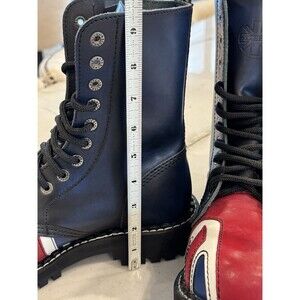 STEEL | Shoes | Steel Boots Eyelets British Flagpunk Boots Screw Sole ...